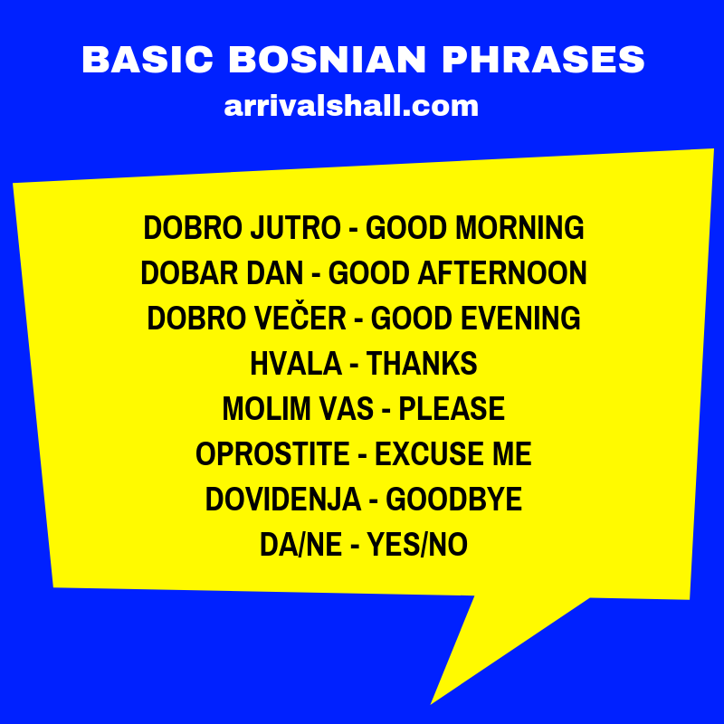 Visiting Bosnia: Things to know before you go – Arrivals Hall