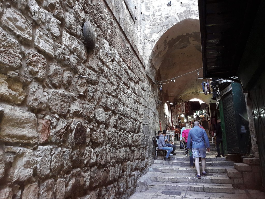 Walking the Via Dolorosa route in Jerusalem – Arrivals Hall